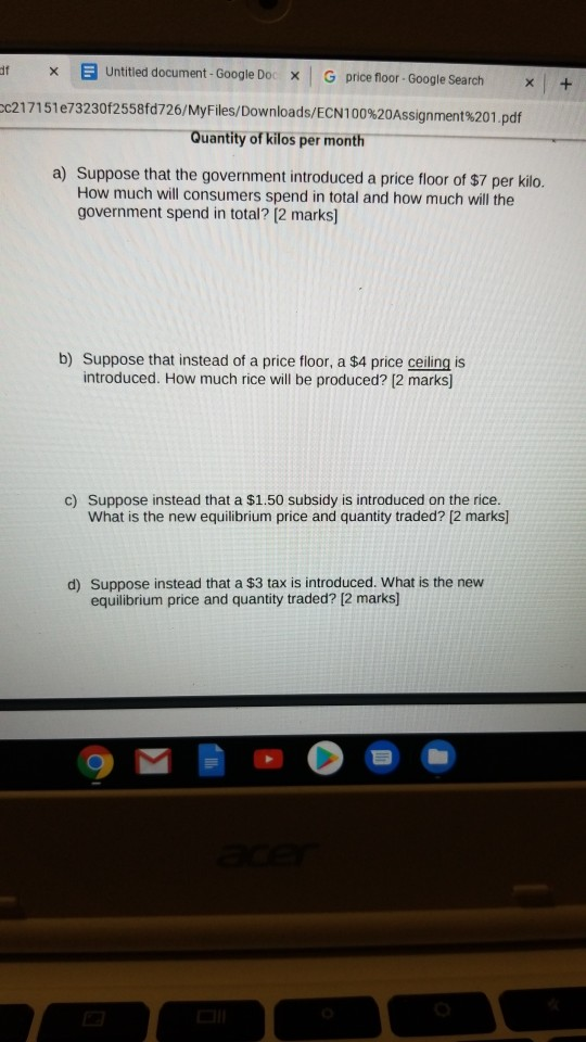 Solved iment 1.pdf X Untitled document - Google Do X G price | Chegg.com