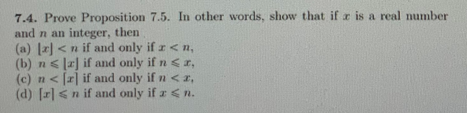 Solved 7.4. Prove Proposition 7.5. In other words, show that | Chegg.com