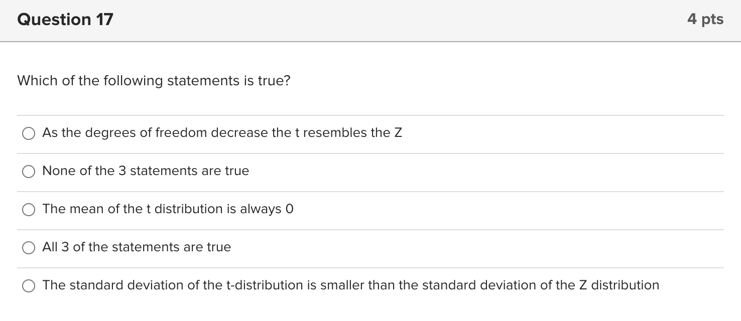 Solved Which of the following statements is true? As the | Chegg.com