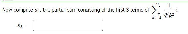 Solved 1 Now compute 83, the partial sum consisting of the | Chegg.com