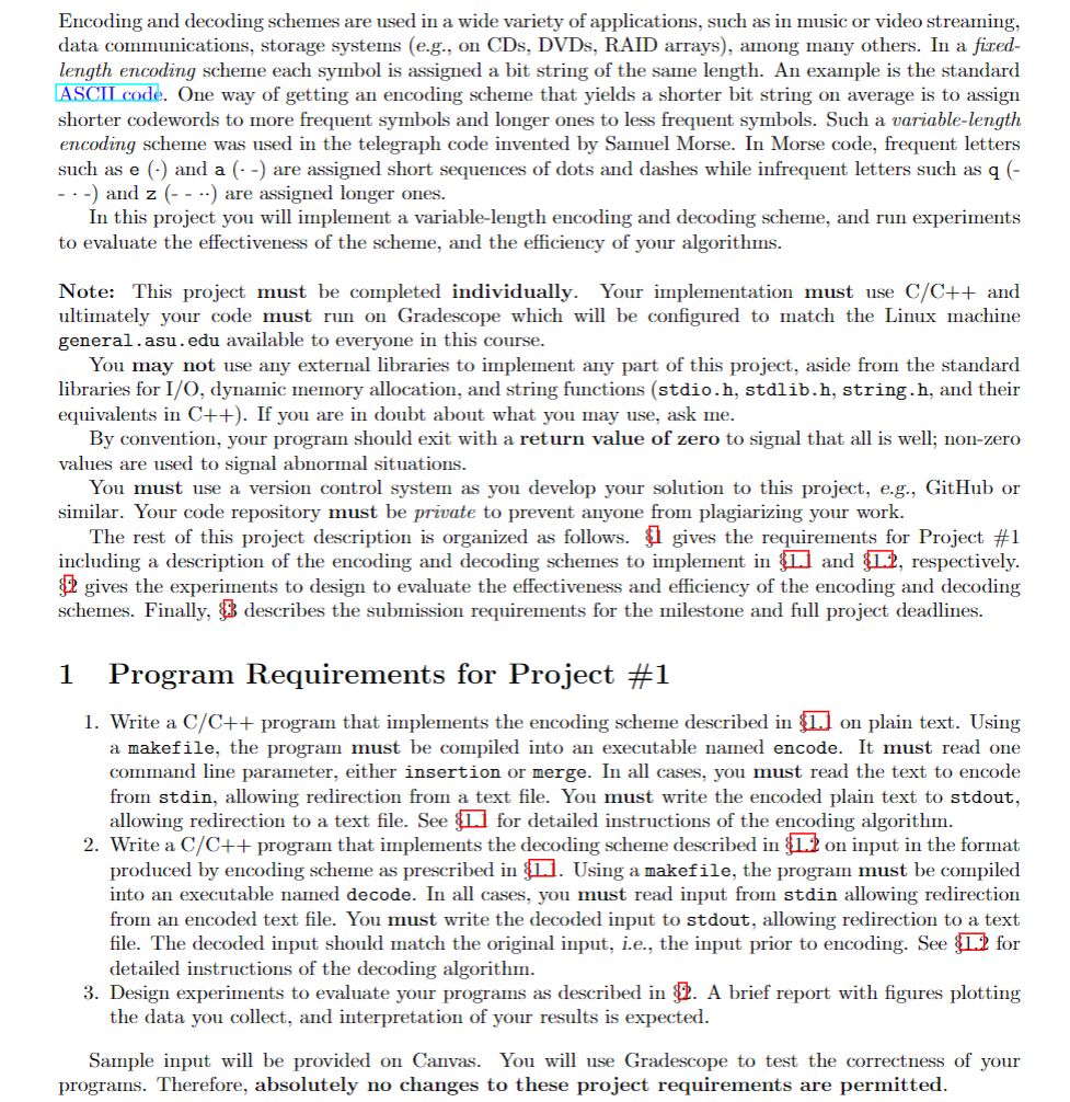 Encoding and decoding schemes are used in a wide | Chegg.com