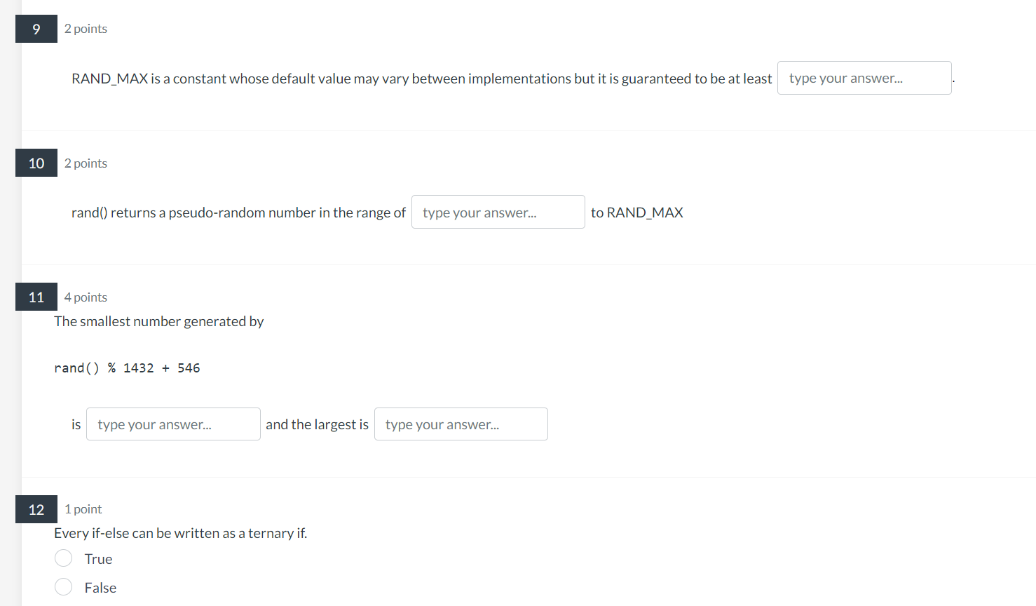 Solved RAND_MAX is a constant whose default value may vary | Chegg.com