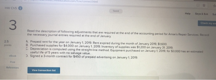 Solved m/tlow/connect.html HW Ch5 i Saved Help Seve & Exit | Chegg.com