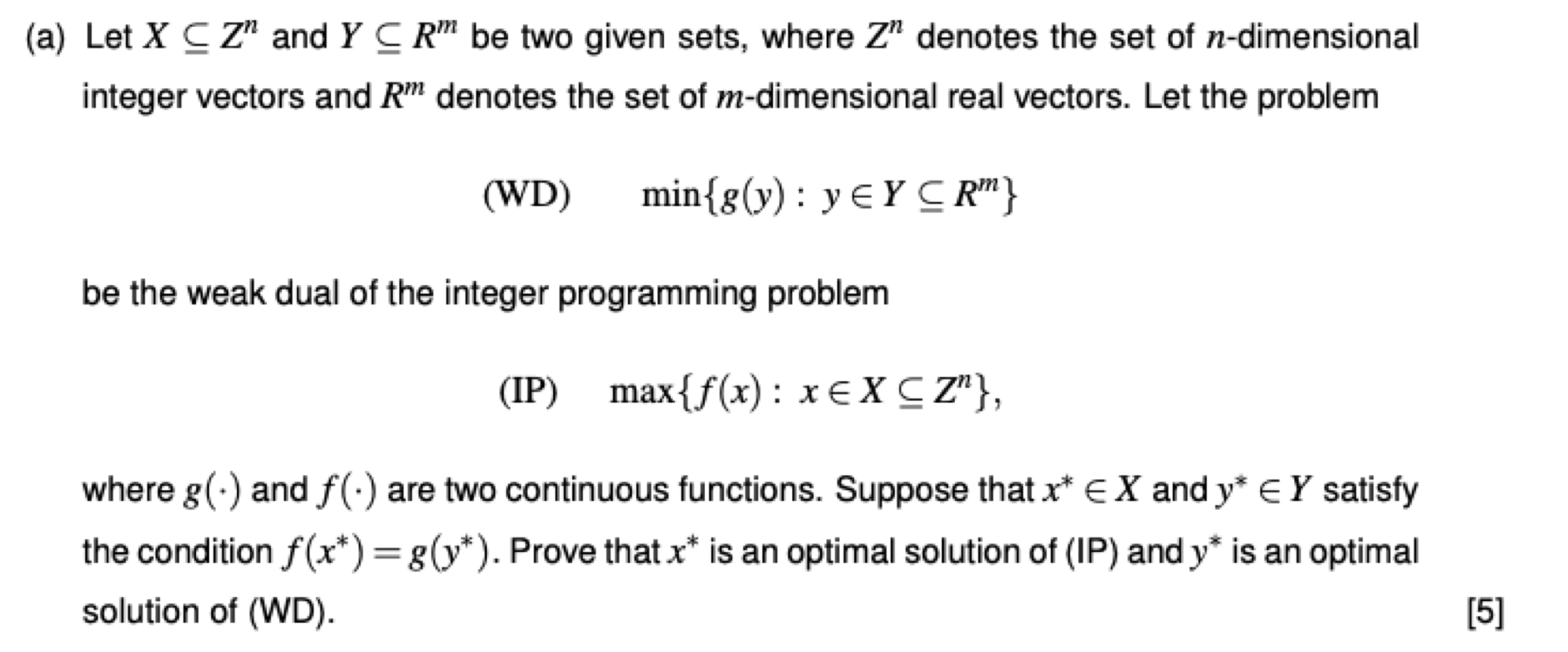 Solved (a) Let X CZ" and Y CRM be two given sets, where Z" | Chegg.com