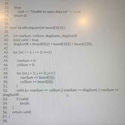 Solved A LO Shu Magic Square is a grid with 3 rows and 3 | Chegg.com