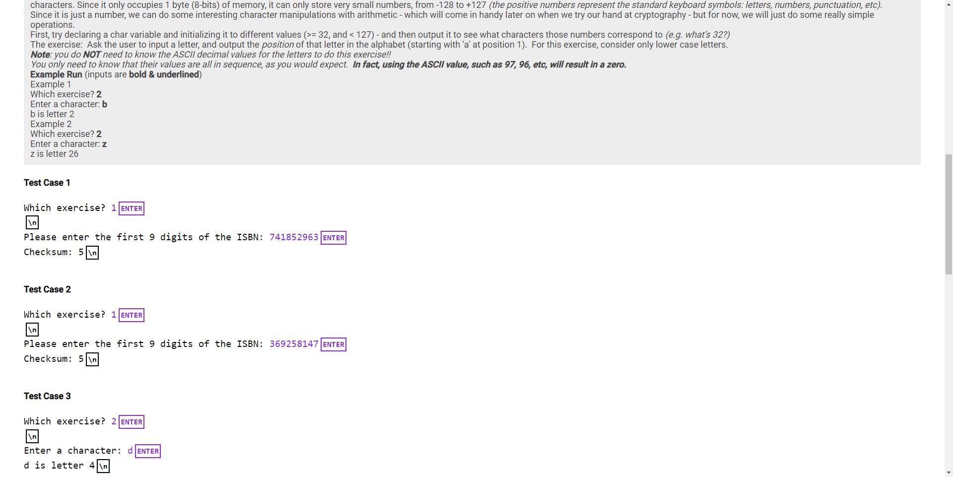 Solved Assignment Specifications assigned by a book's | Chegg.com