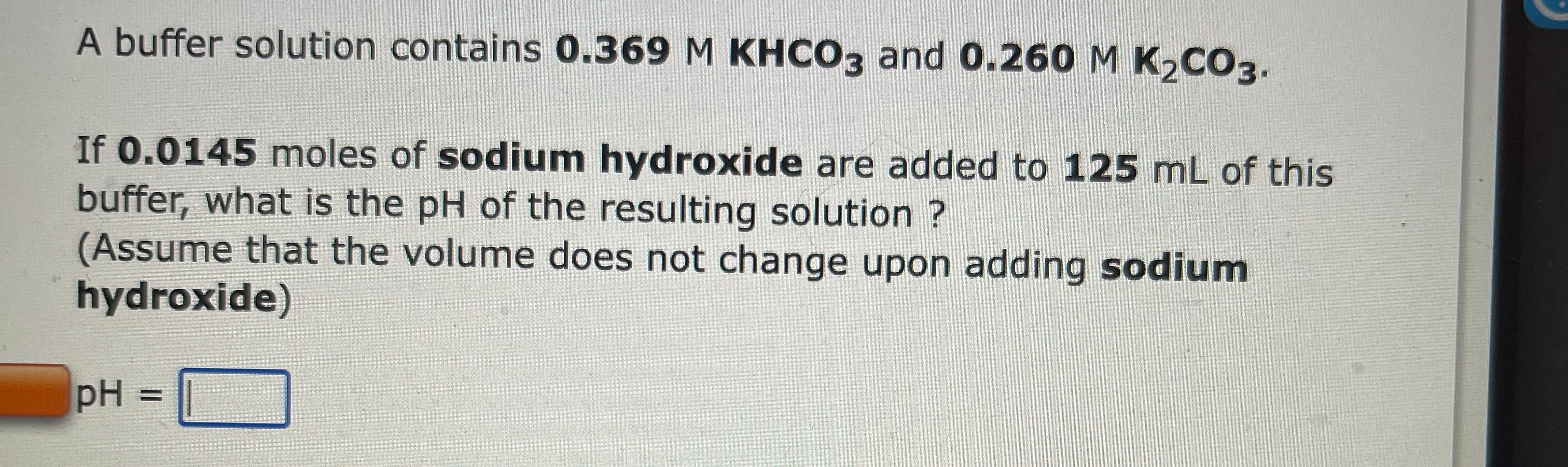 Solved A buffer solution contains 0.210M ammonium chloride | Chegg.com