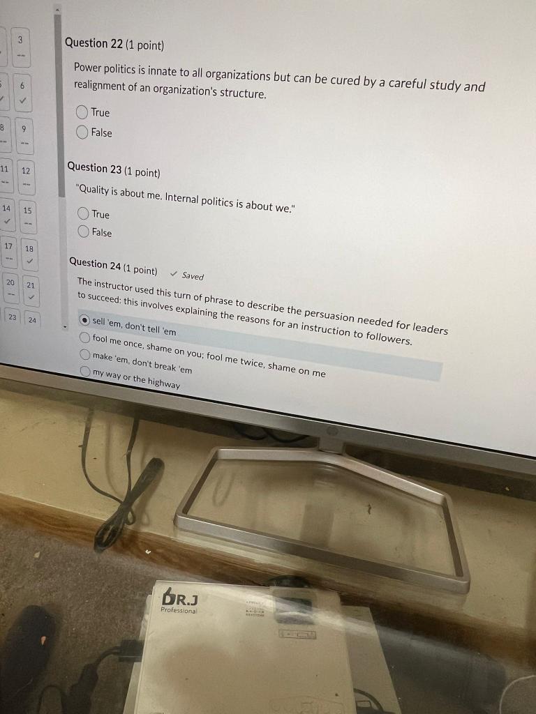 Solved False Question 29 (2 points) Saved Leaders require | Chegg.com