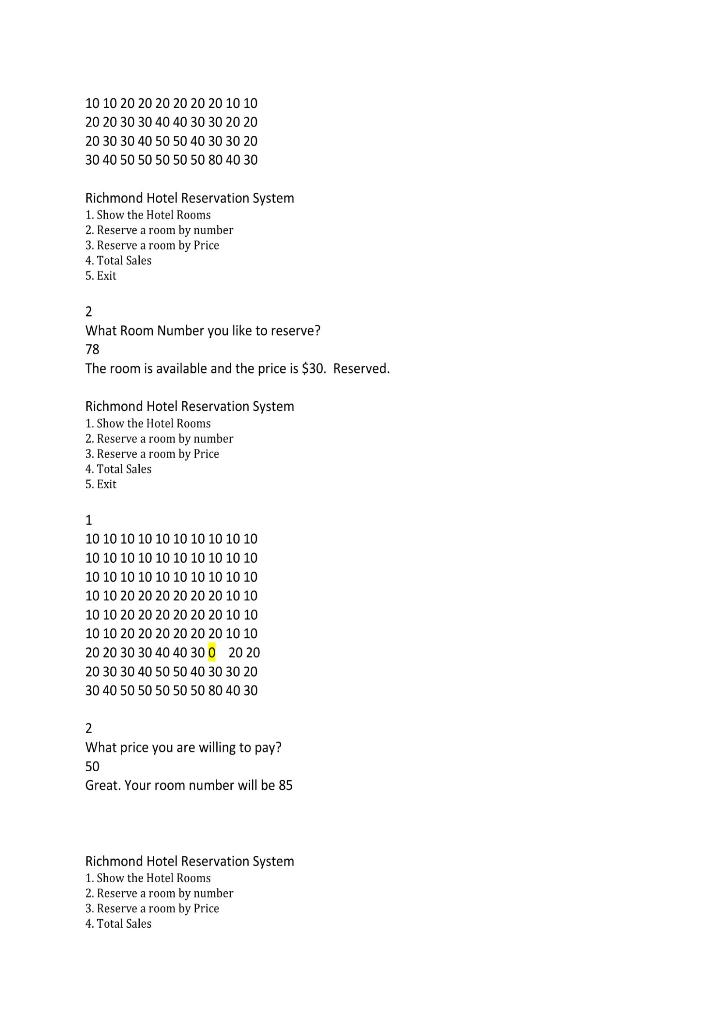 Solved HW9 Due: December 2, 2022 50 Points Q1[100] A hotel | Chegg.com