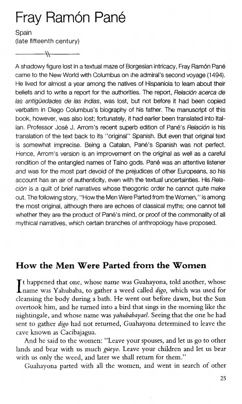 Fray Ramón Pané (late fifteenth century) A shadowy | Chegg.com