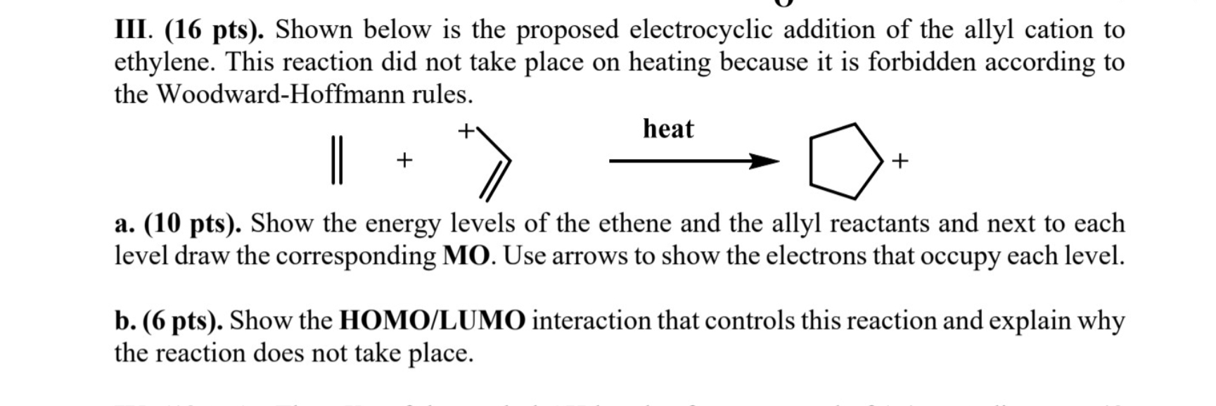 Solved III. (16 pts). Shown below is the proposed | Chegg.com
