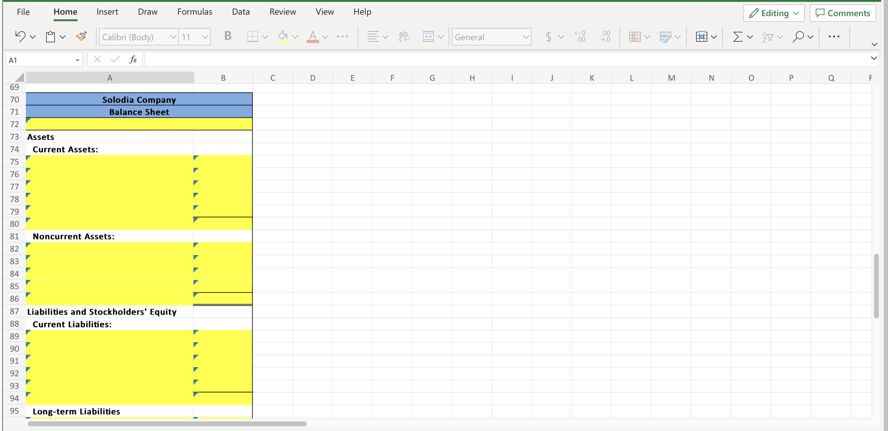 File Home Insert Draw Formulas Data Review View Help | Chegg.com