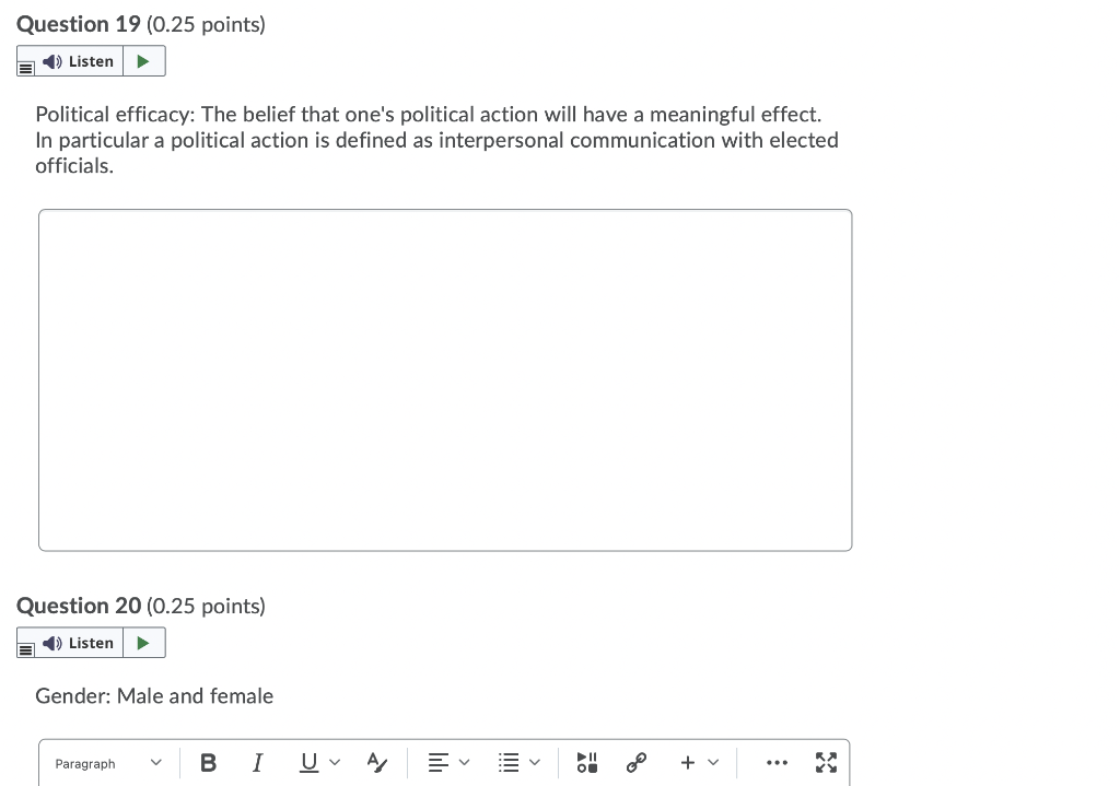 Operationalize the Survey Research Question | Chegg.com