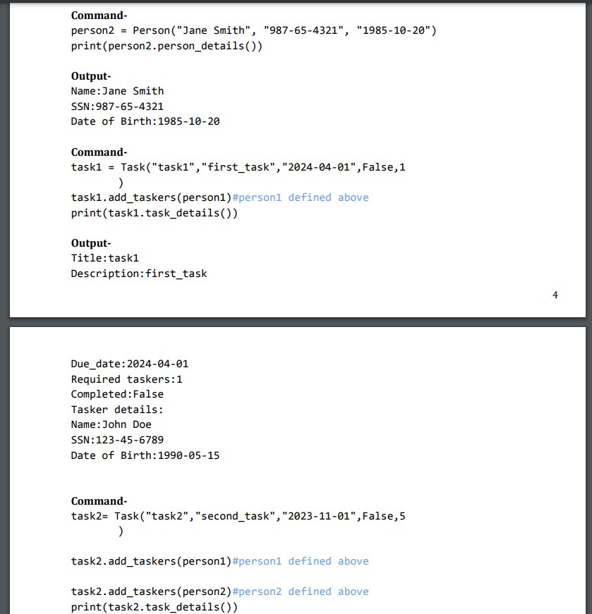 Solved Code Template class Person: \#initialize the | Chegg.com