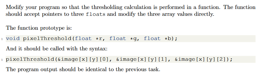 Solved C coding question Could someone please write an | Chegg.com