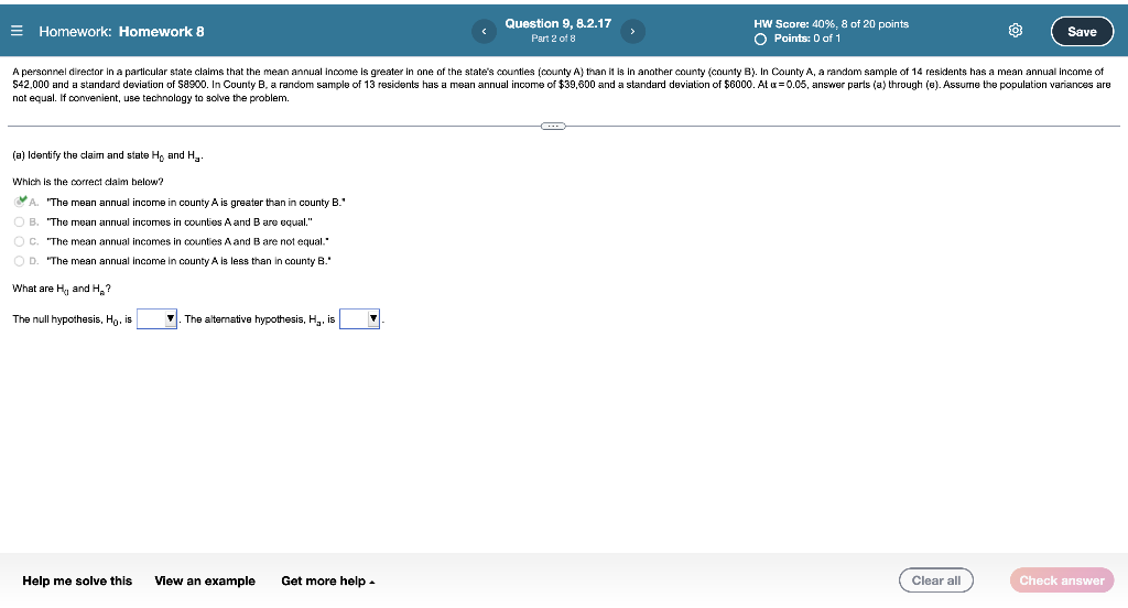 Solved Homework: Homework 8 Question 9, 8.2.17 Part 2 of 8 | Chegg.com