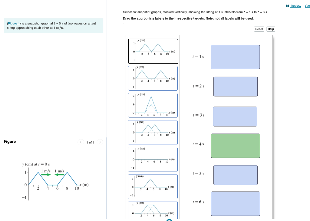 Solved I Review | Cor Select six snapshot graphs, stacked | Chegg.com