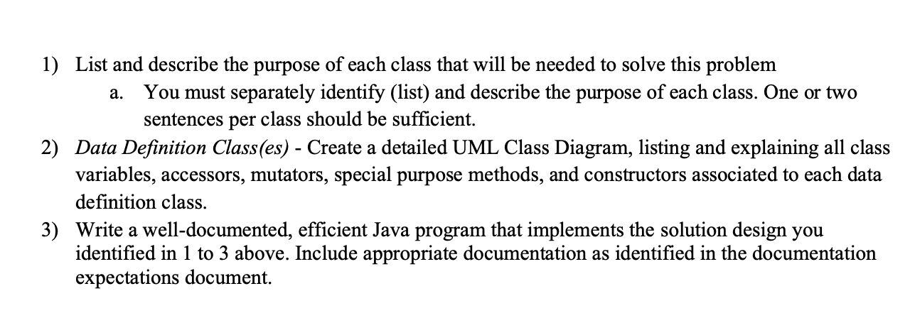 Programming Assignment 3 Scenario: GMU is offering a | Chegg.com