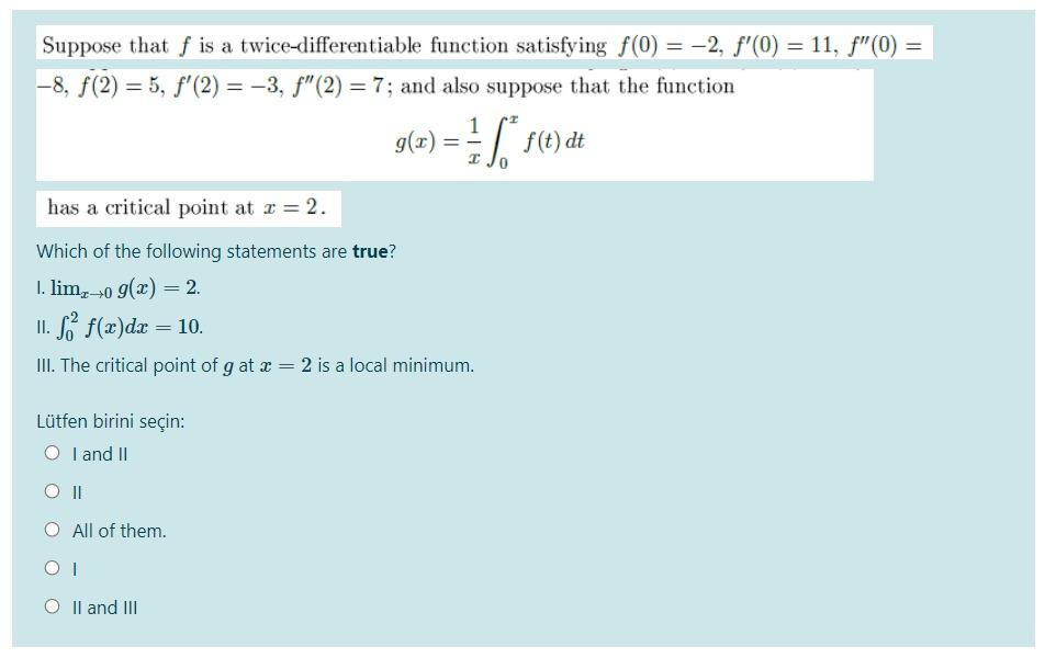 Solved Suppose that f is a twice-differentiable function | Chegg.com