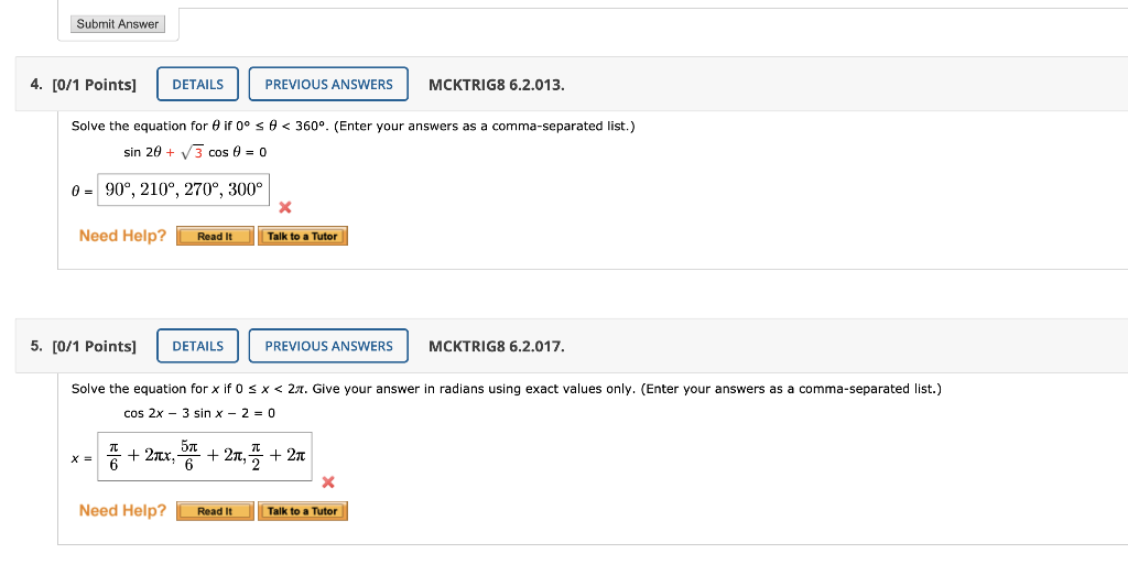 Solved Submit Answer 4. [0/1 Points] DETAILS PREVIOUS | Chegg.com