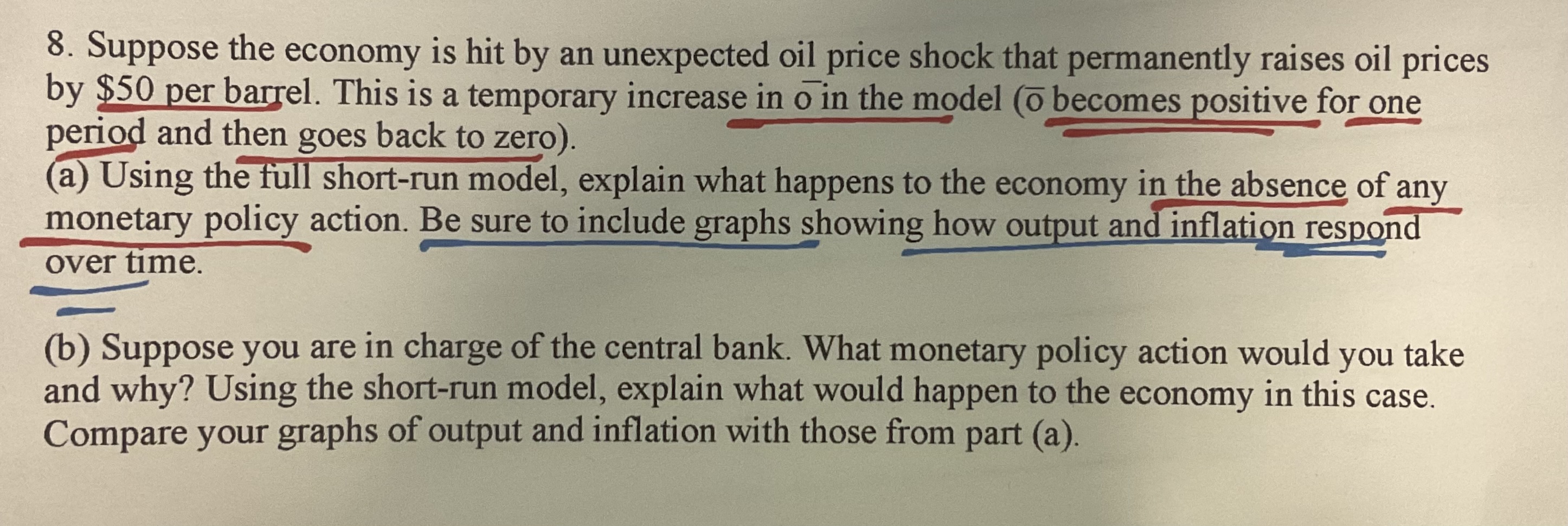 Solved In your answer, please DRAW the graphs, when | Chegg.com