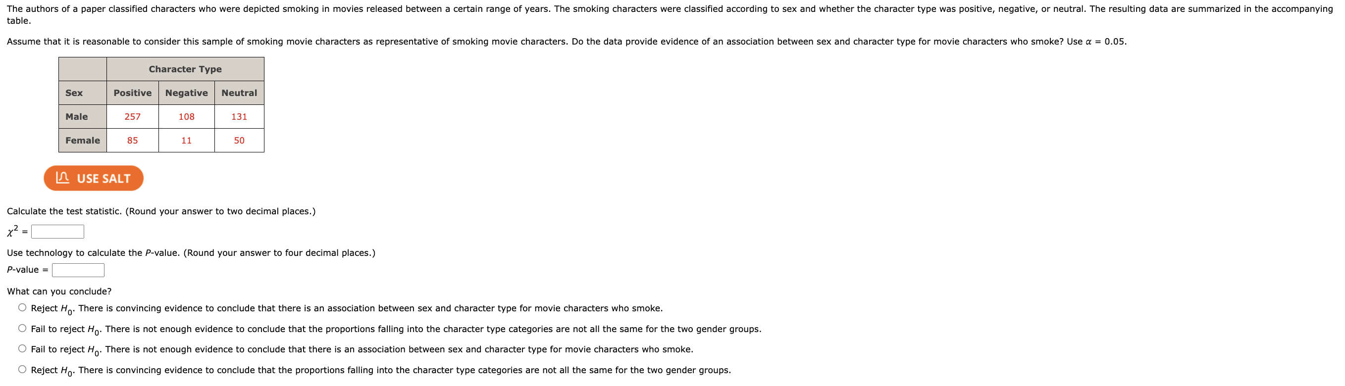 Solved Calculate The Test Statistic Round Your Answer To
