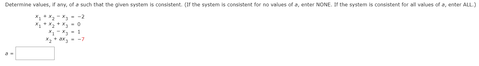 Solved Determine Values If Any Of A Such That The Given