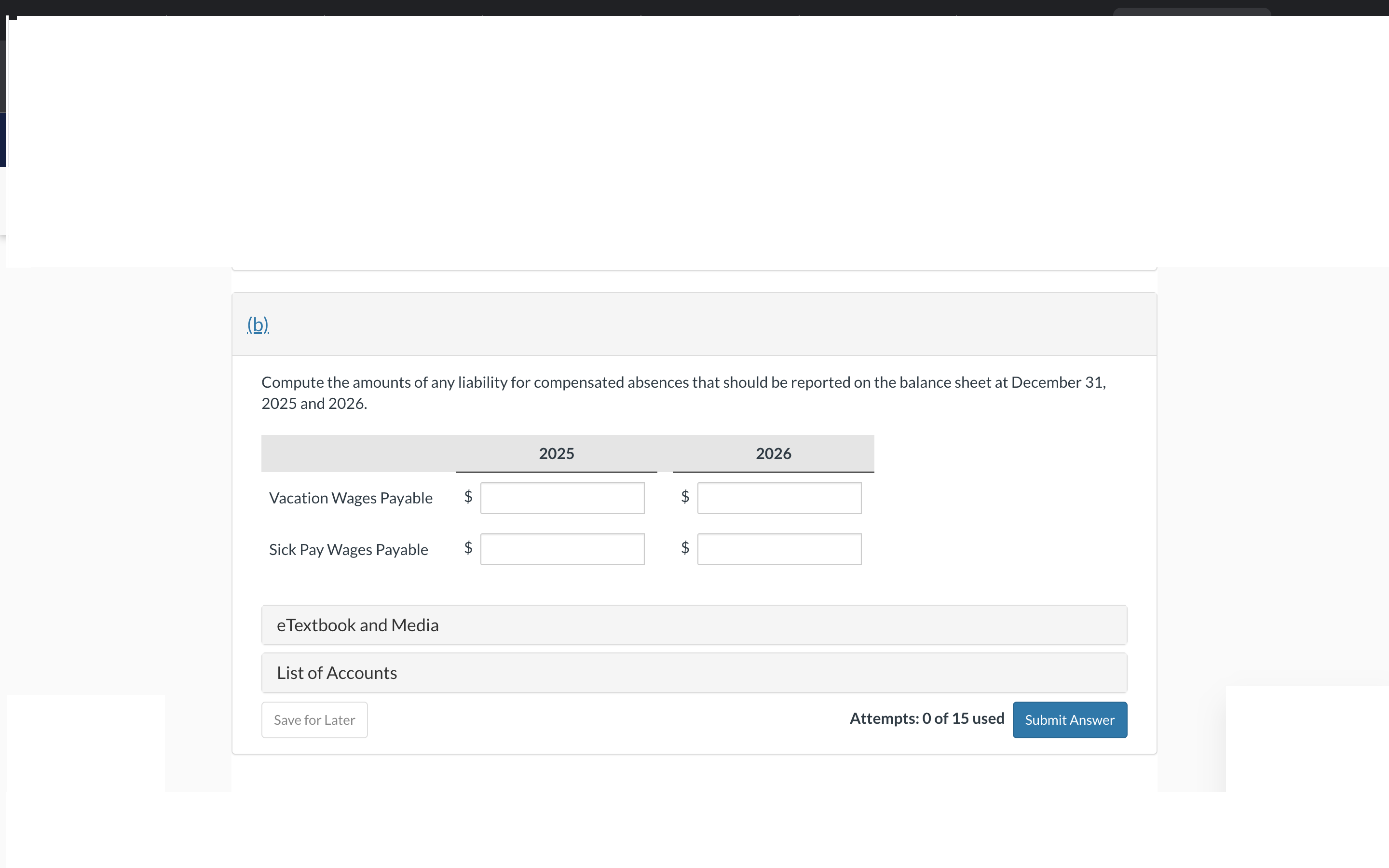 Blossom Company began operations on January 2, 2025. | Chegg.com
