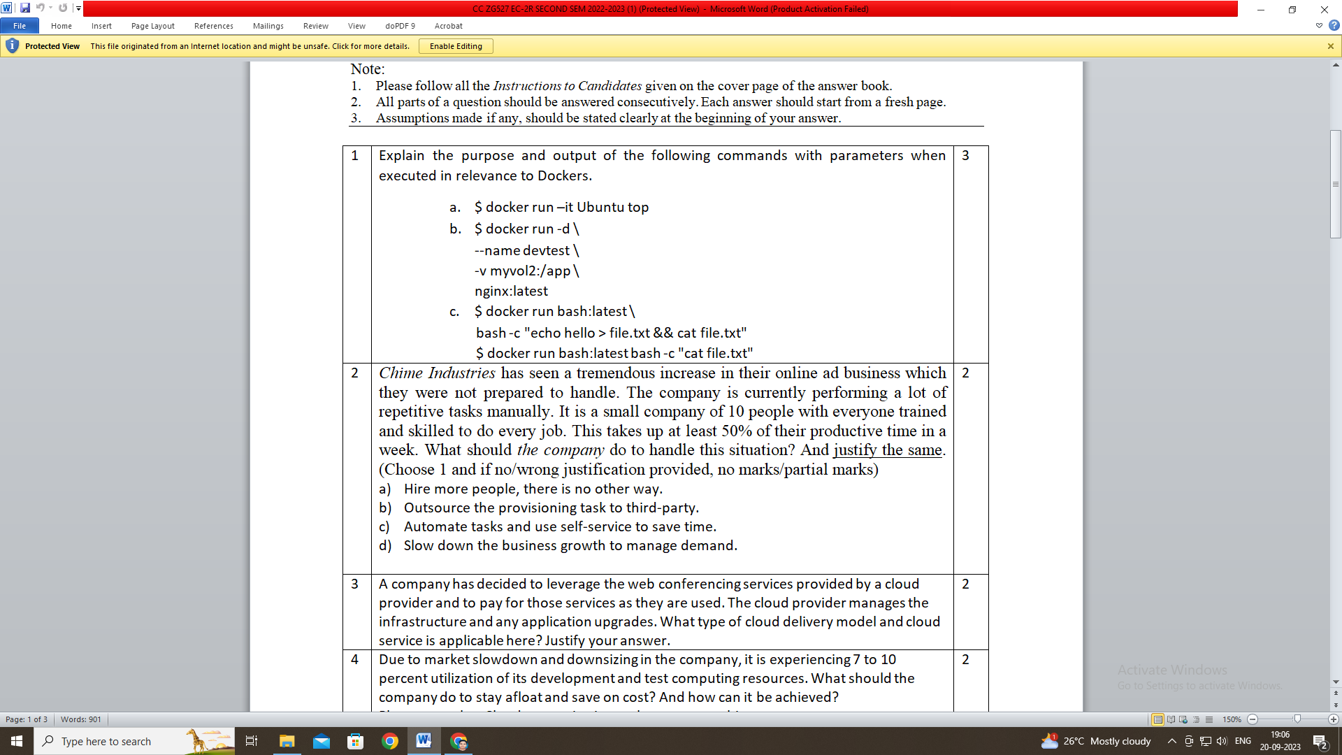 Solved Note: 1. Please follow all the Instructions to | Chegg.com