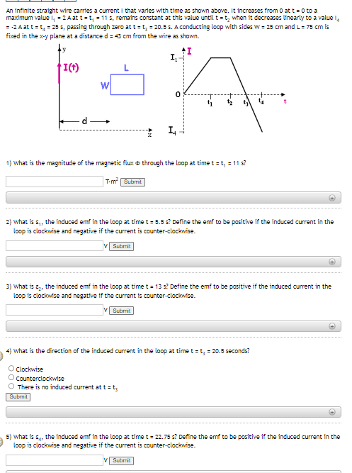 Solved An infinite straight wire carries a current I that | Chegg.com