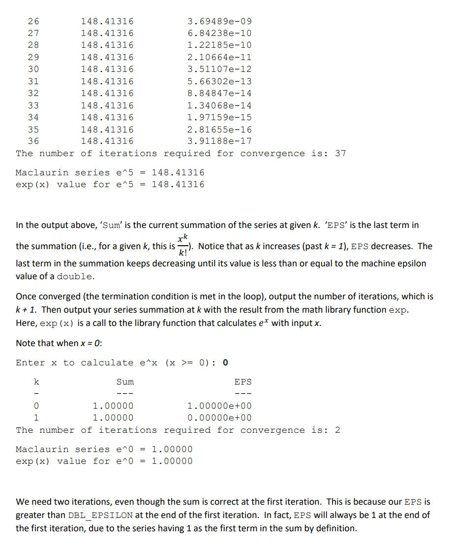 Problem 2: The exponential function ex can be | Chegg.com