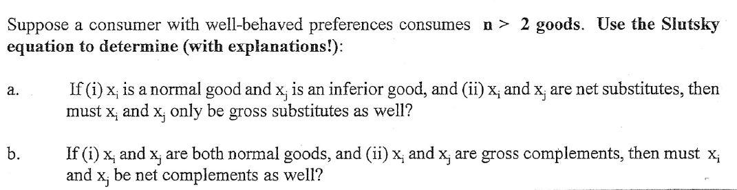 Solved Suppose a consumer with well-behaved preferences | Chegg.com