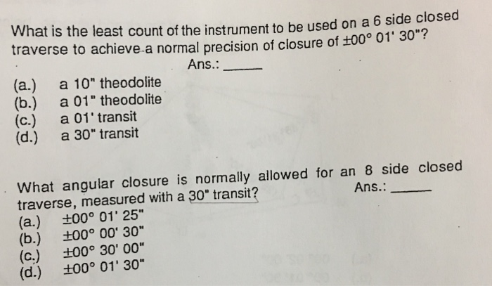 Solved What is the least count of the instrument to be used | Chegg.com