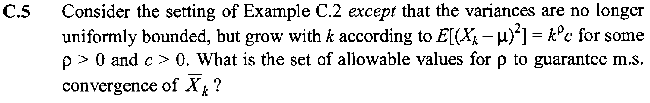 Solved Example C.2-Weak law of large numbers (convergence in | Chegg.com