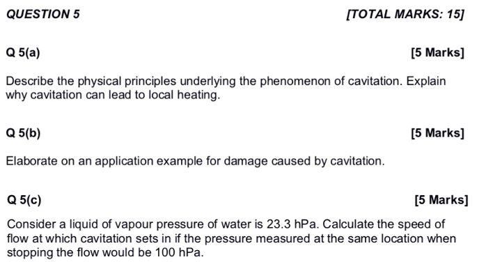 Solved Q 5(a) [5 Marks] Describe the physical principles | Chegg.com