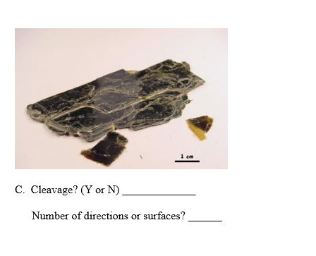 Solved 5. Mineral Cleavage..... Observe the three mineral | Chegg.com