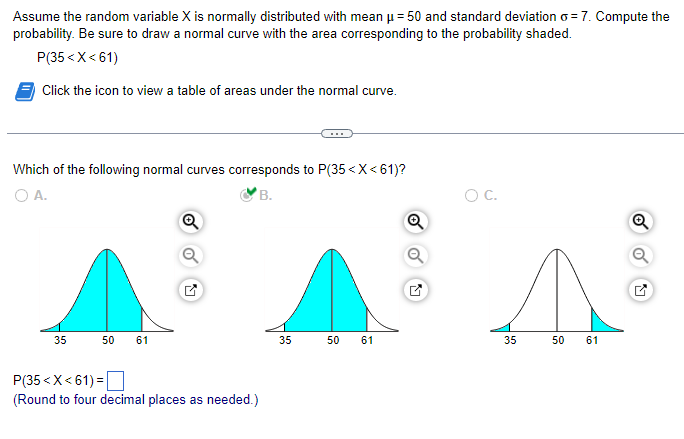 Solved Assume the random variable X is normally distributed | Chegg.com