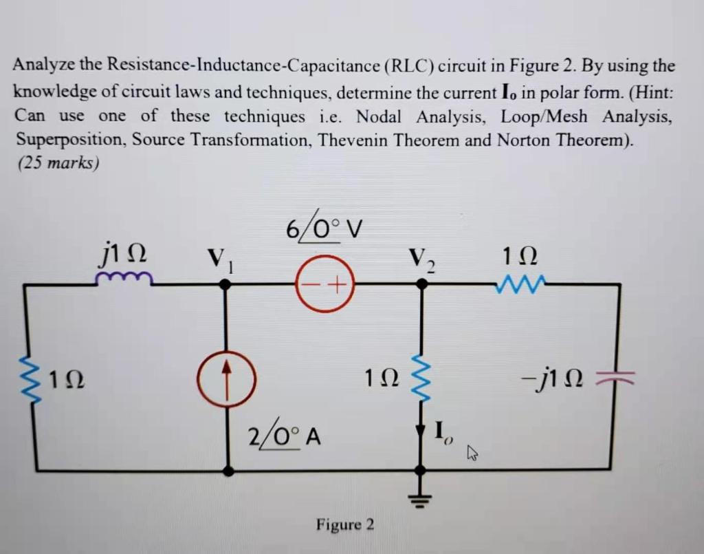 Solved Analyze the Resistance-Inductance-Capacitance (RLC) | Chegg.com