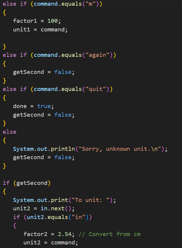 Solved if (factor 1== factor 2 ) ⎩⎨⎧ double value = | Chegg.com