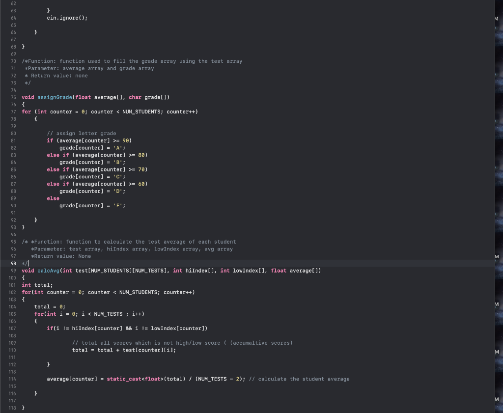 Program for C++ Xcode Problem states Write a | Chegg.com