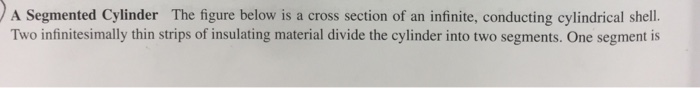 Solved A Segmented Cylinder The figure below is a cross | Chegg.com