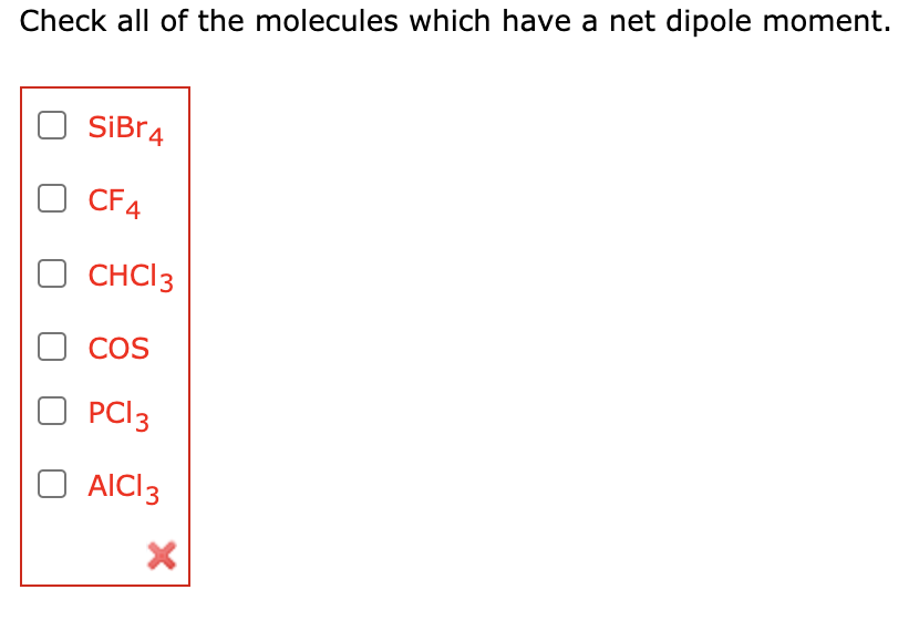 Solved Select all of the following that would have a net | Chegg.com