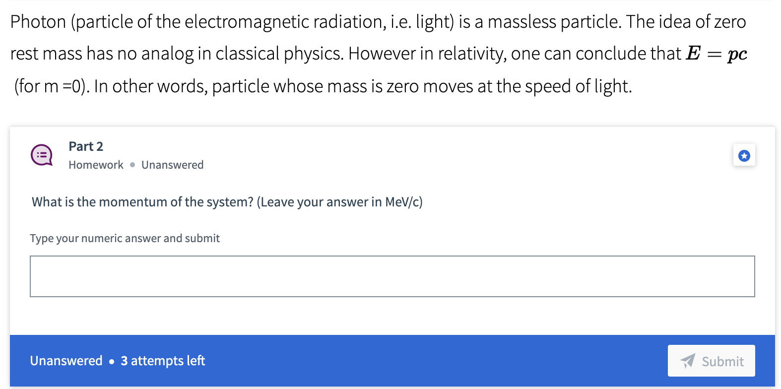 Solved Hello, I need help with solving this Modern Physics | Chegg.com