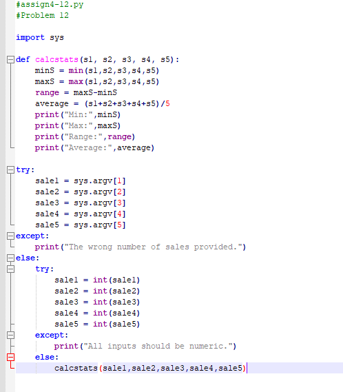 Solved 4 Filename Assign5 12 Py Modify The Assign4 12 That