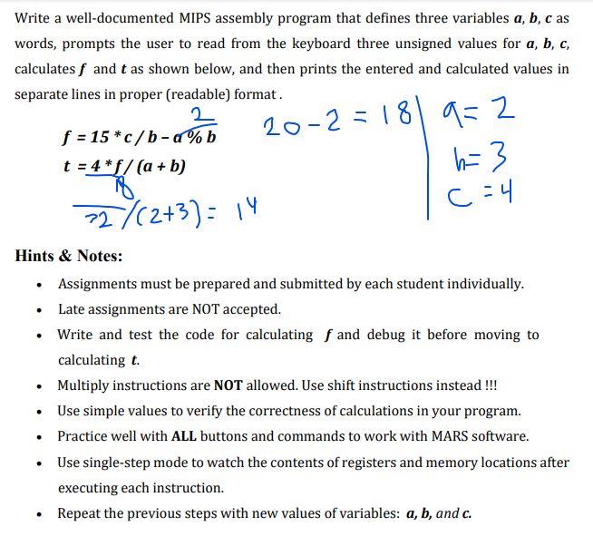 Write a well-documented MIPS assembly program that | Chegg.com