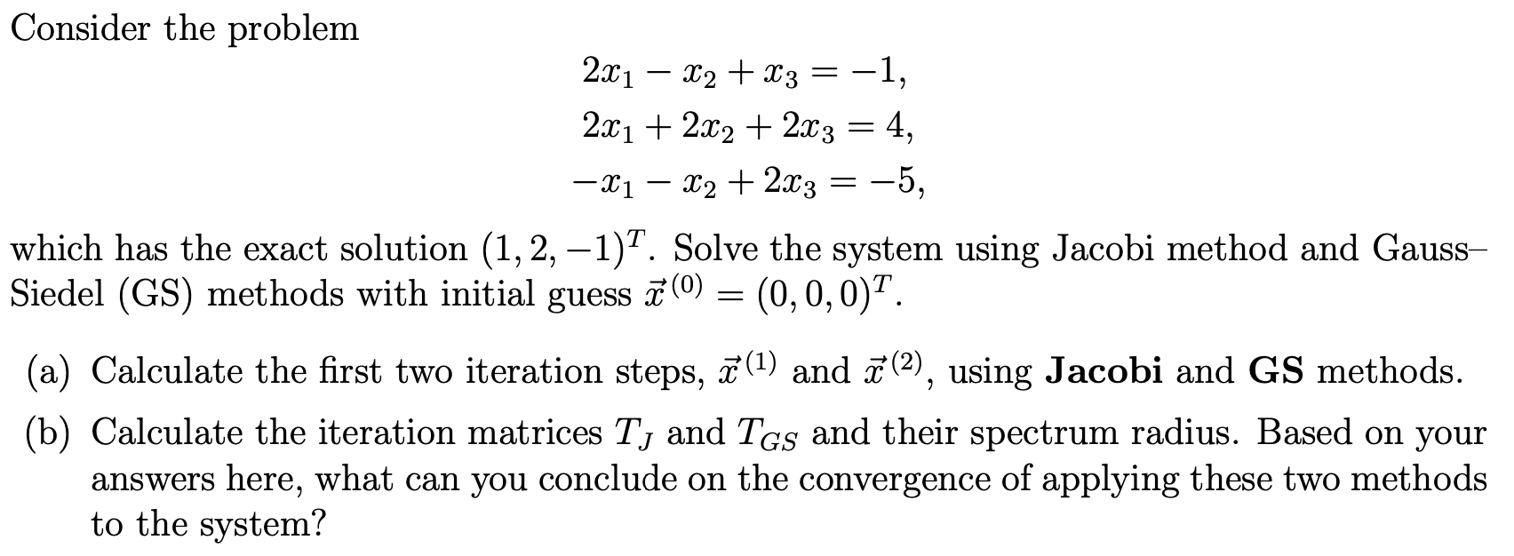Solved Consider the problem | Chegg.com