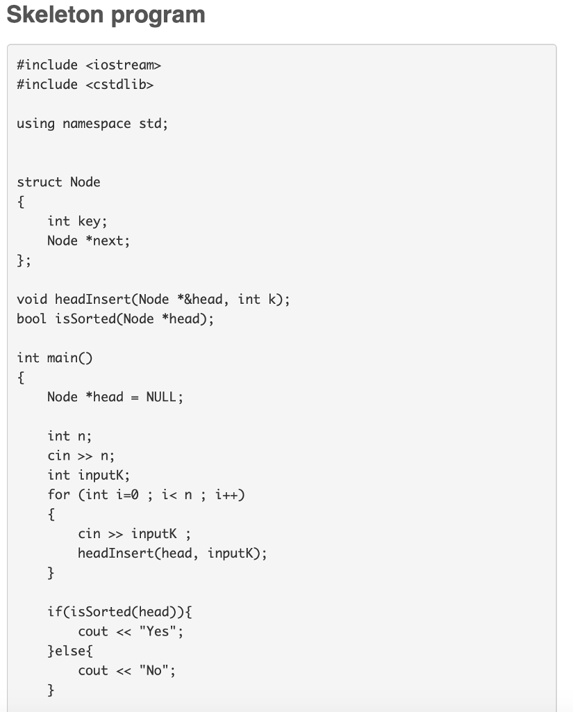 Solved Problem specification Consider the following struct | Chegg.com