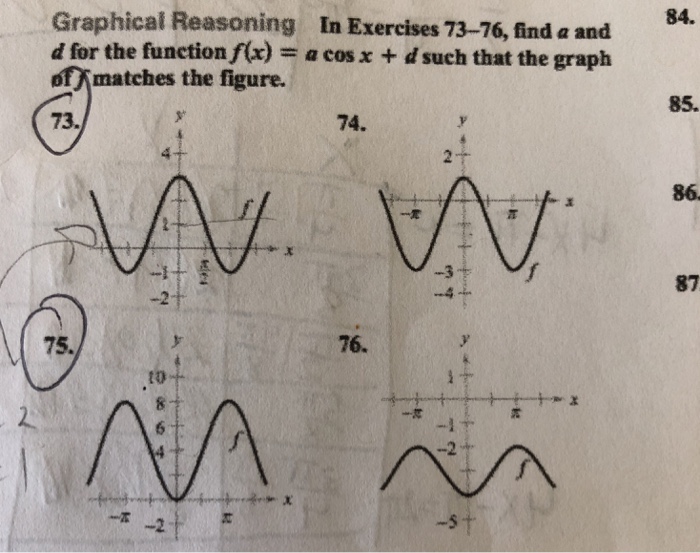 Solved Please show clear steps HOW to find a, b, c and d. | Chegg.com
