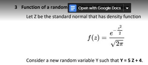 Solved 1- Find the CDF Fy(Y) and pdf (density function) | Chegg.com