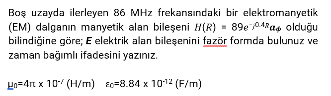 Solved Electromagnetic Wave Theorysince Component Of The